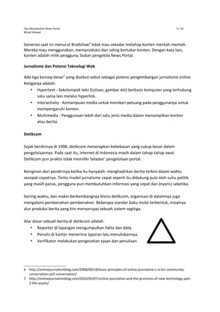 Tips menjalankan news portal | PDF