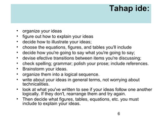 Tips menulis ilmiah | PPT