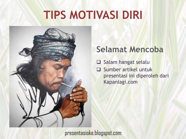 Tips Motivasi Diri | PPT