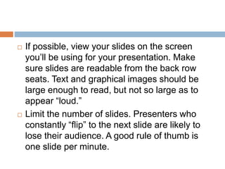 Tips of making effective | PPTX