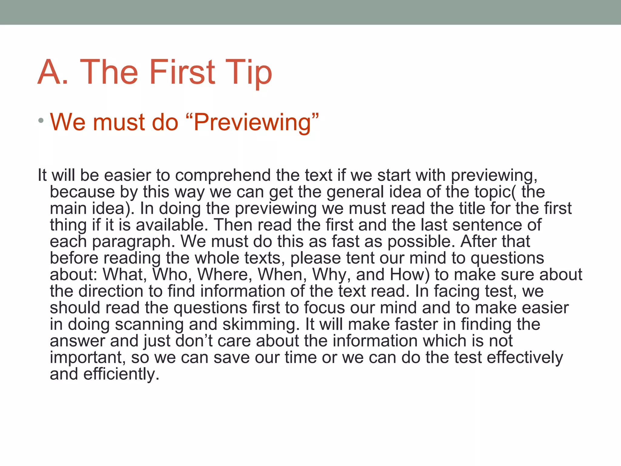 Tips of Mastering or Facing Reading Comprehension (Indonesia-English) | PPT