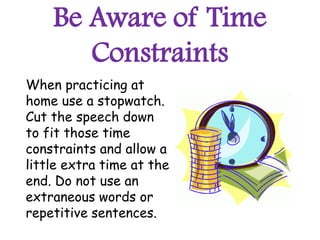 Tips of speaking in the public | PPSX