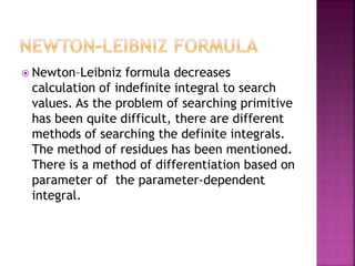 Tips on Differentiation and Integration of Calculus Homework | PPT