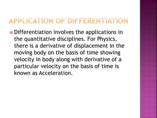 Tips on Differentiation and Integration of Calculus Homework | PPT