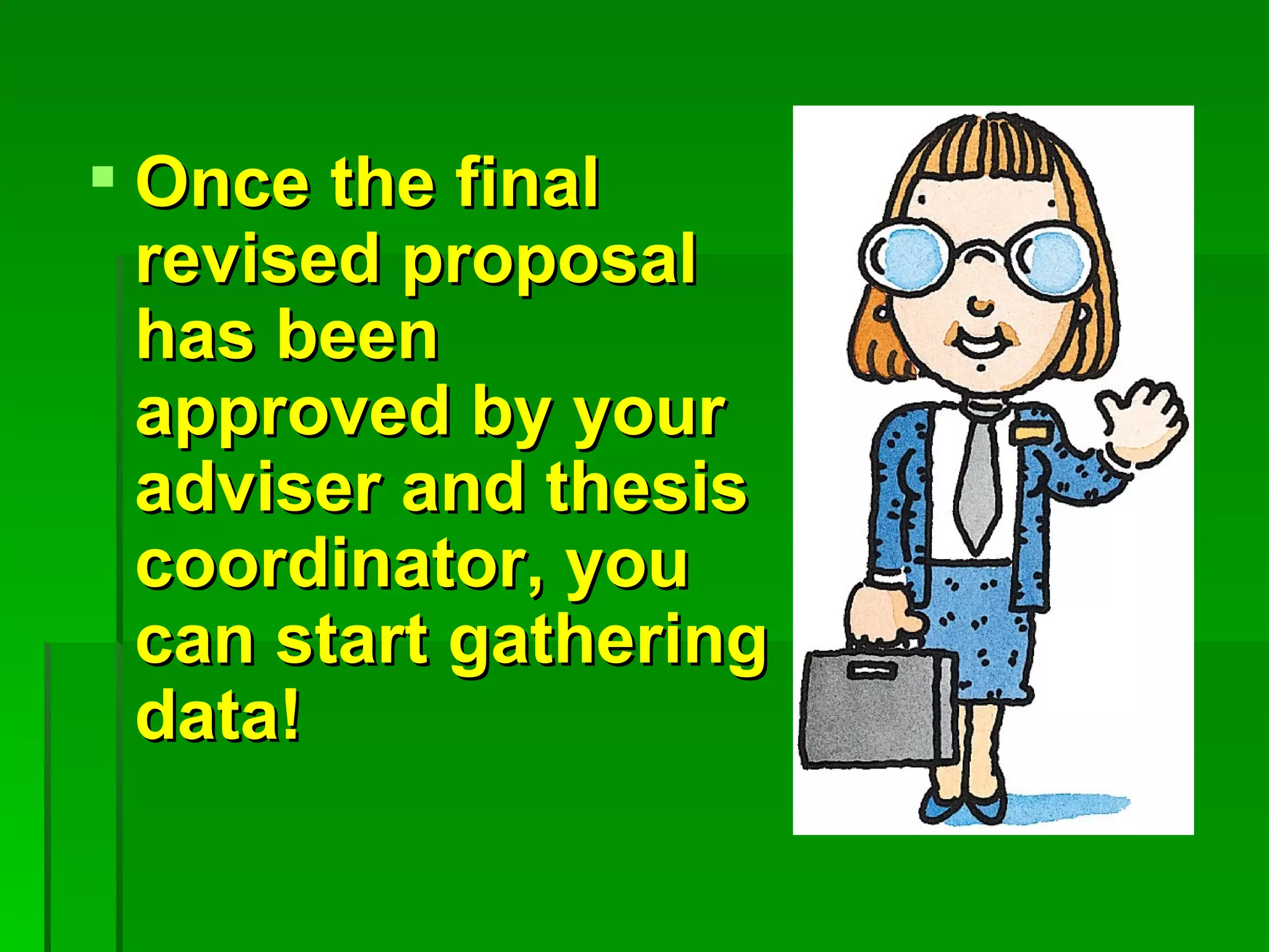 How to Defend your Thesis Proposal like a Professional | PPT