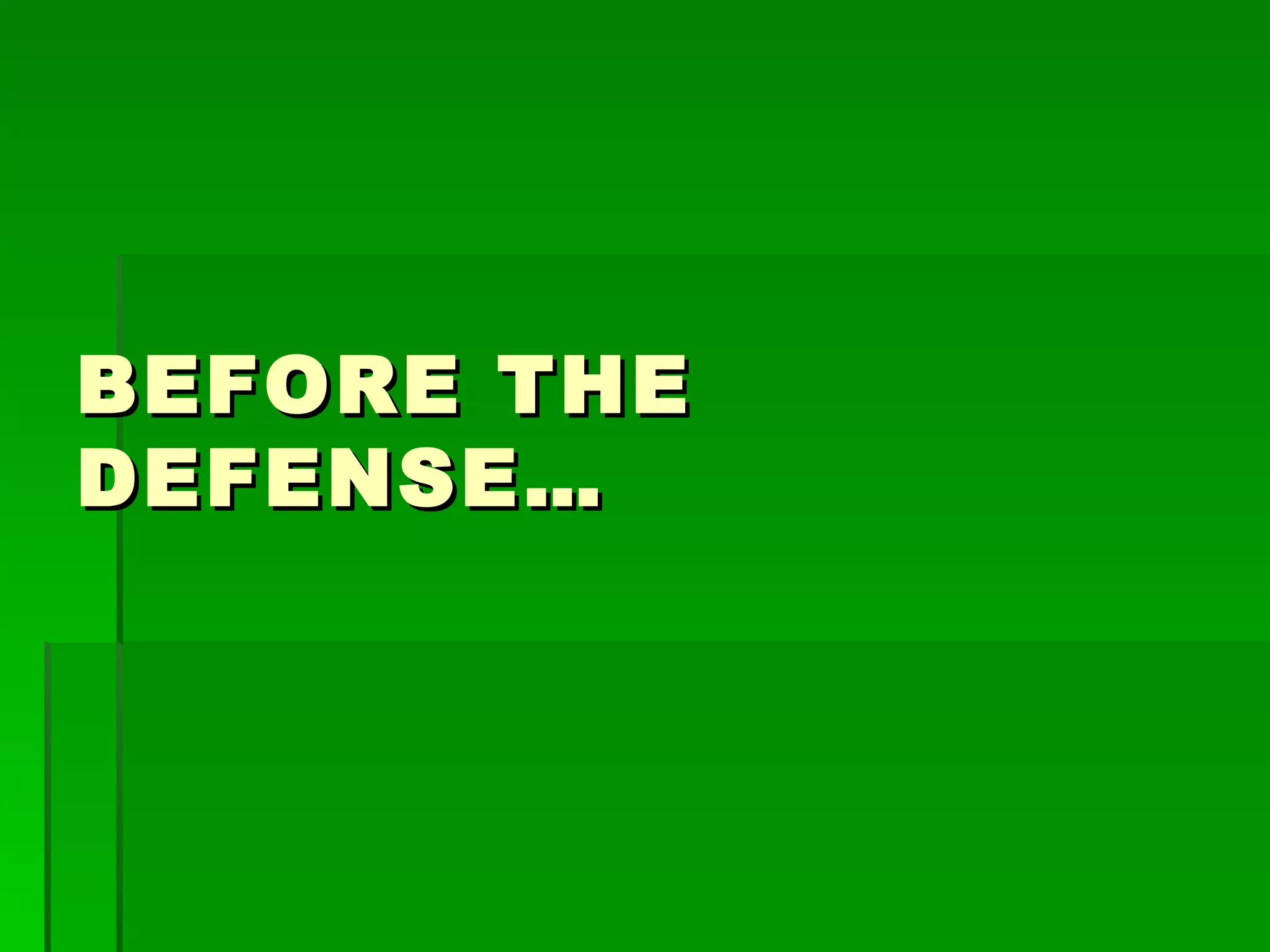 How to Defend your Thesis Proposal like a Professional | PPT