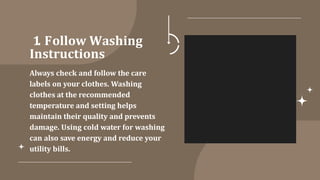 Ultimate Guide to Extending the Life of Your Clothes | PPTX