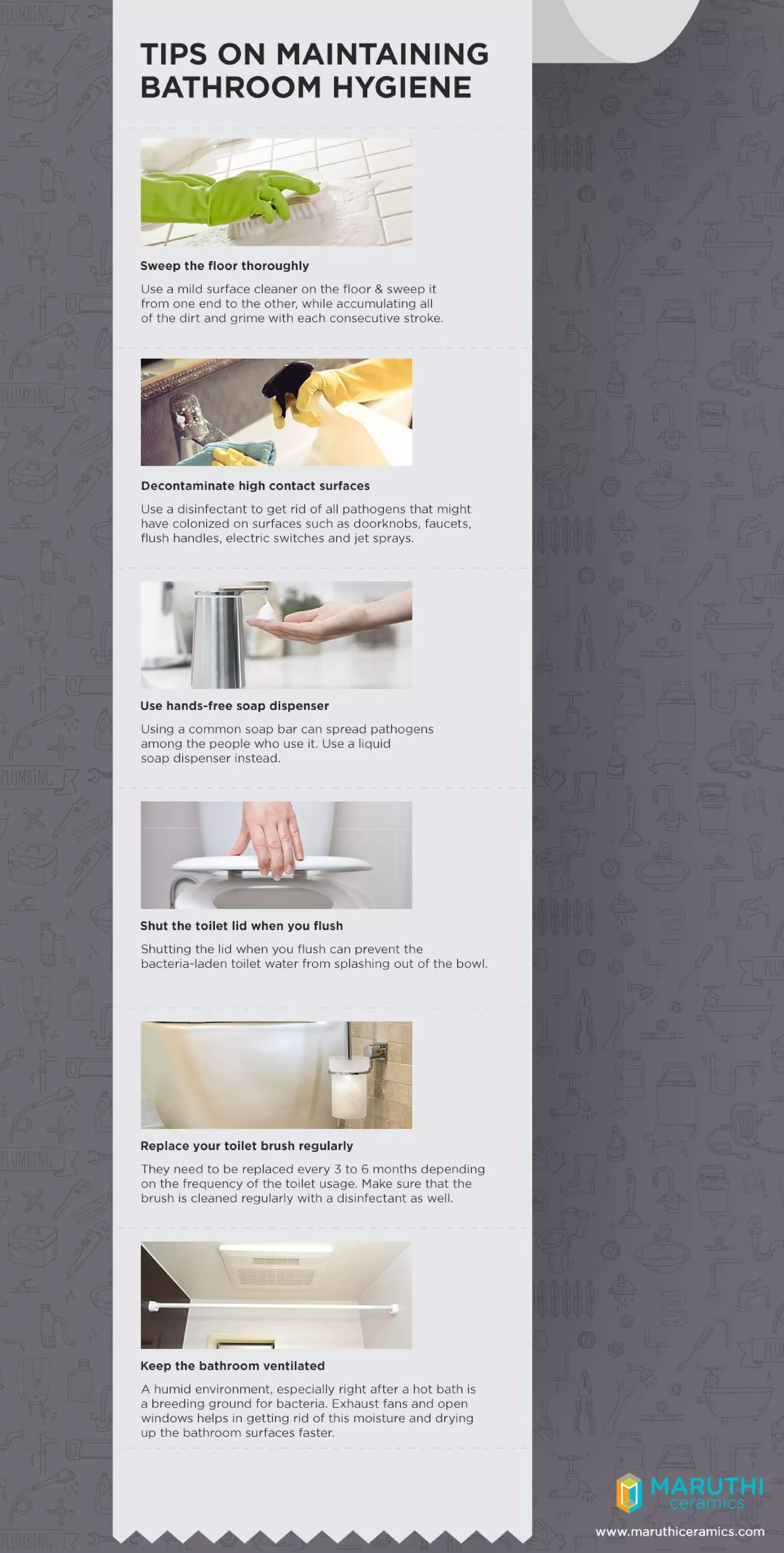 Tips on maintaining bathroom hygiene | PDF