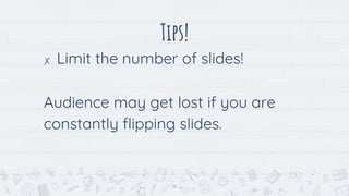 Tips on making effective power point slides | PPTX