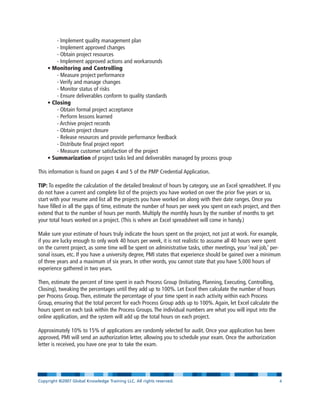 Tips on passing pmp exam | PDF