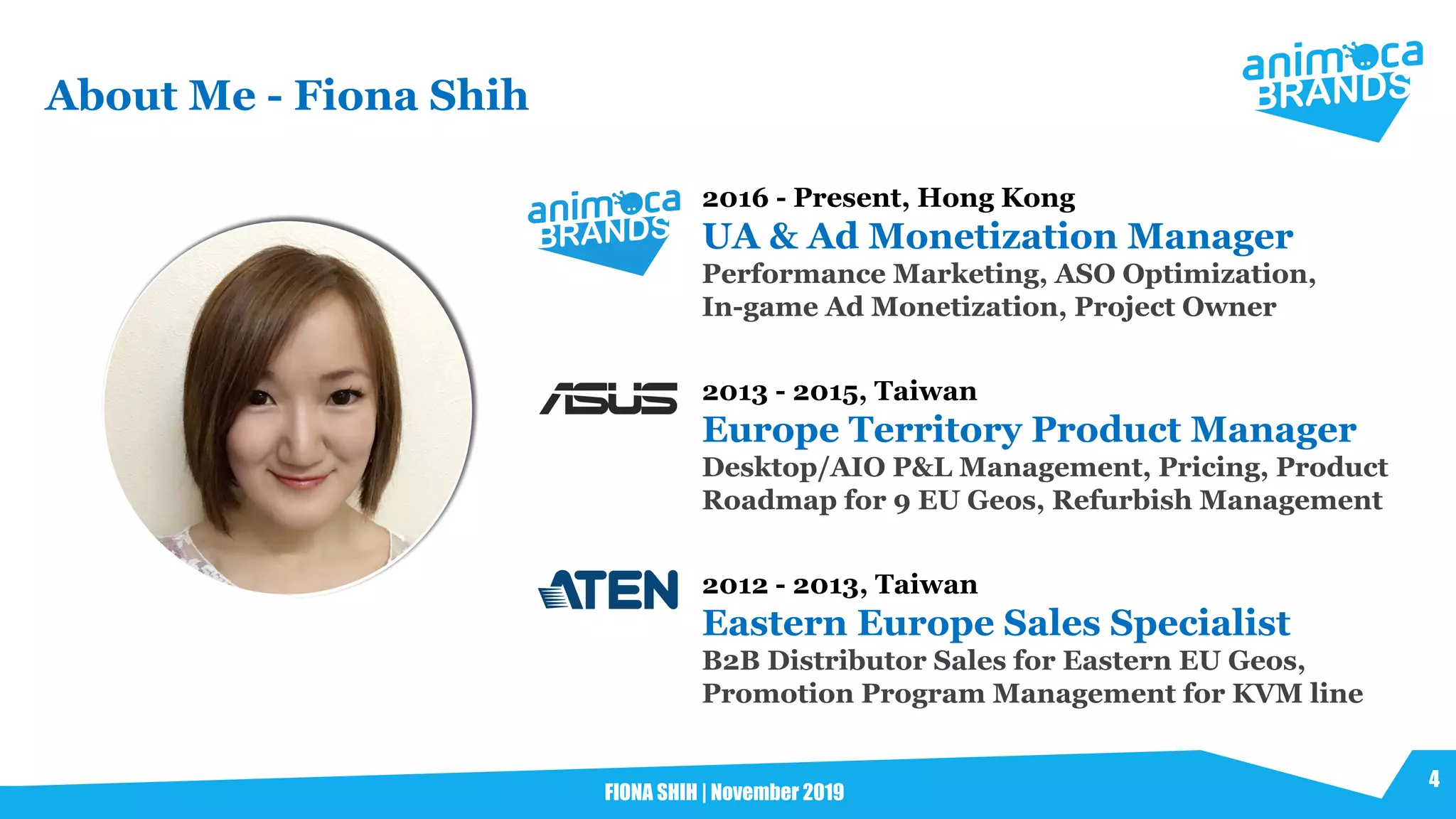 Tips on UA, ASO, Ad Monetization & KPI Benchmarks - Fiona Shih ...