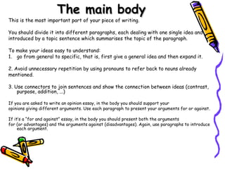 Tips on writing a good essay na2 | PPT