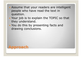 Tips On Writing Essays | PDF