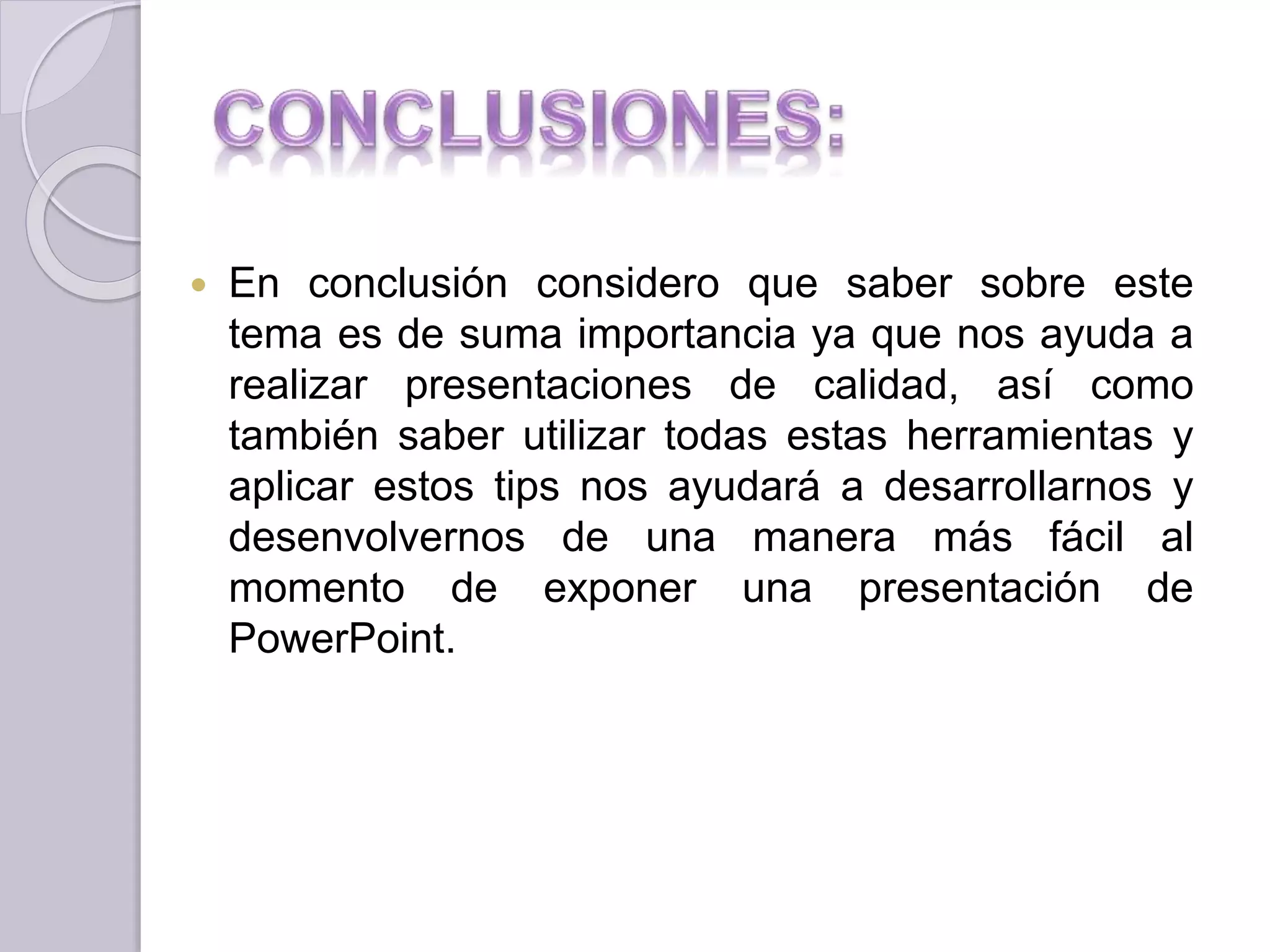 Tips para presentaciones efectivas | PPTX | Desktop Publishing ...