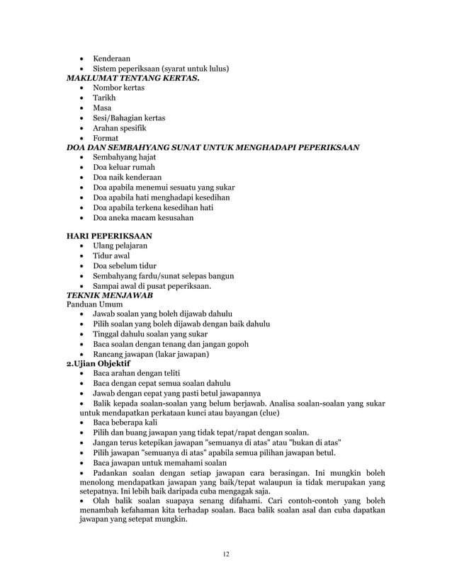 Tips pelajar cemerlang | DOC