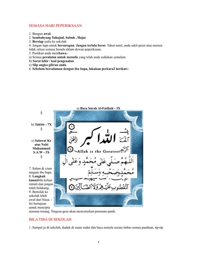 Tips pelajar cemerlang | DOC