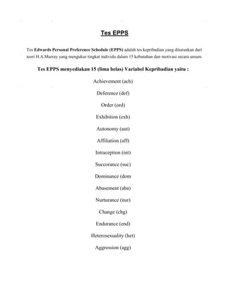 Tips psikotes | PDF