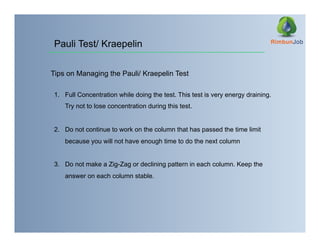 Tips on handling Psychological Assessment | PPTX