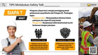 Tips safety talk BEBERAPA KEGIATAN SAFETY TALK.pdf
