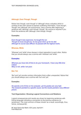Tips on Text Organization | PDF