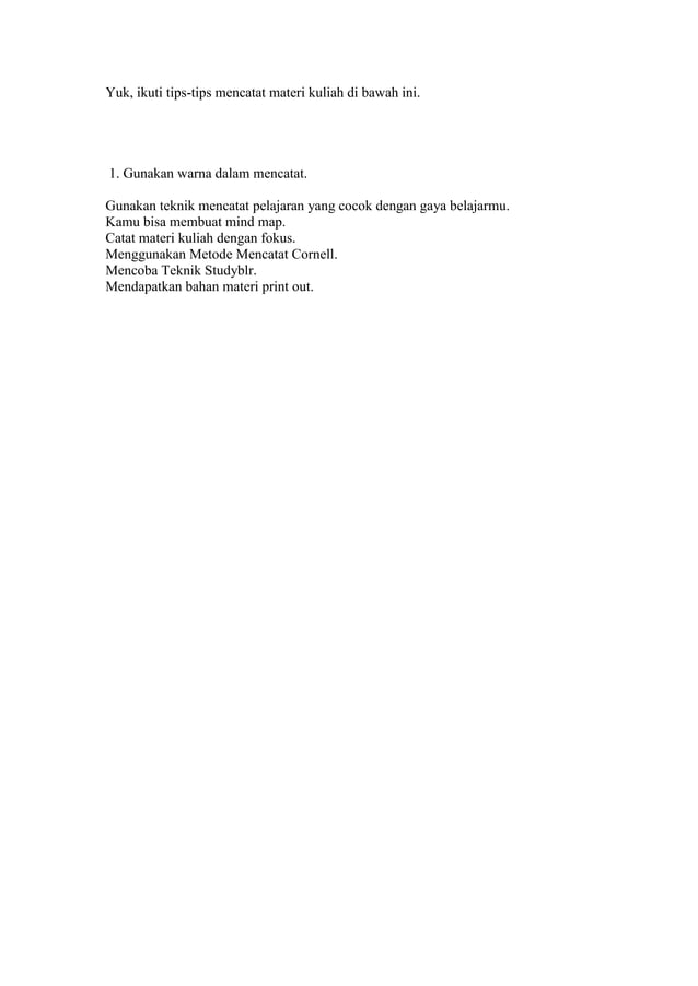 tips tips mencatat kuliah.docx
