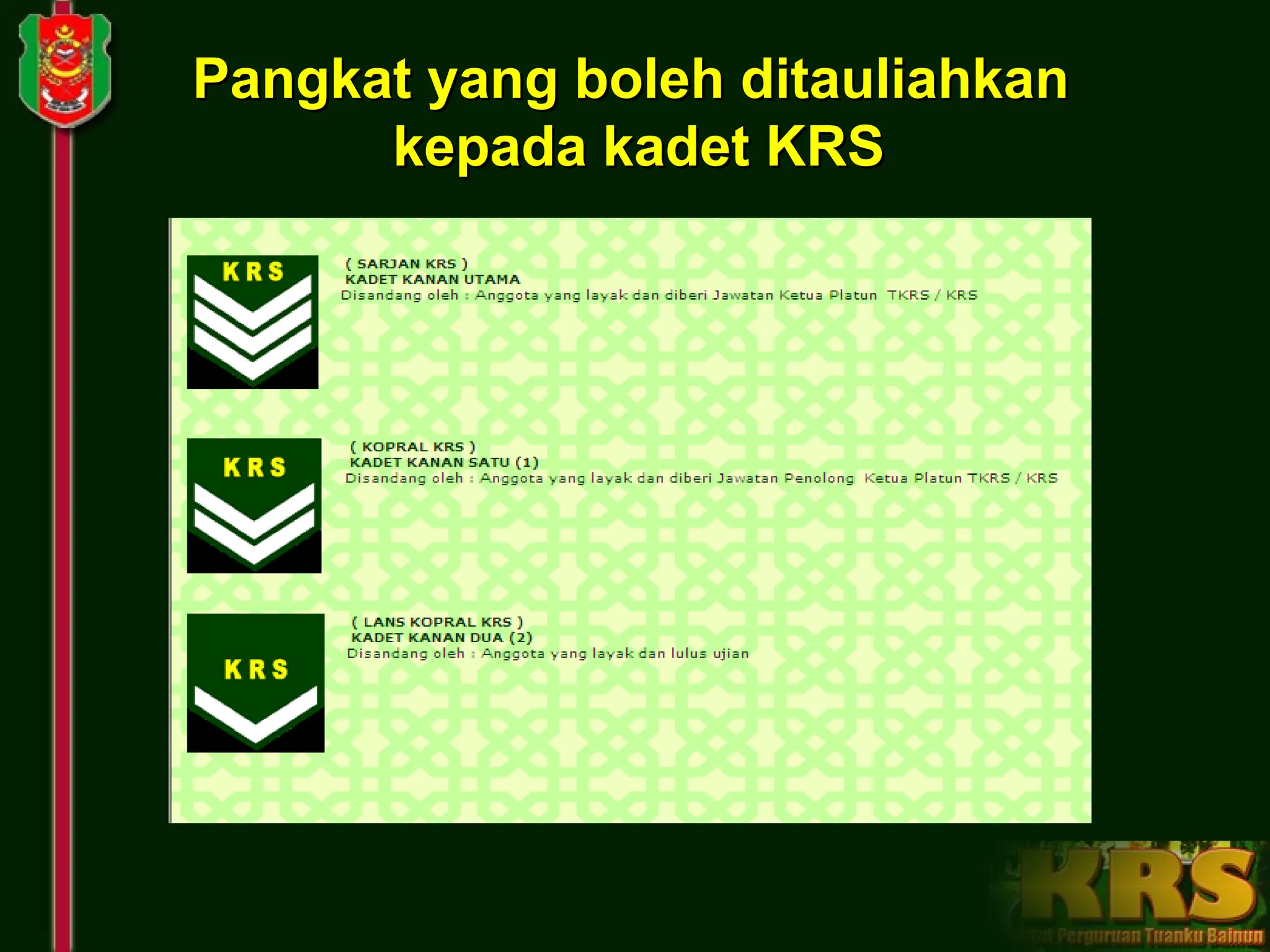 TIPS TKRS.ppt UNTUK PENILAIAN DAN KEGUNAAN GURU | PPT