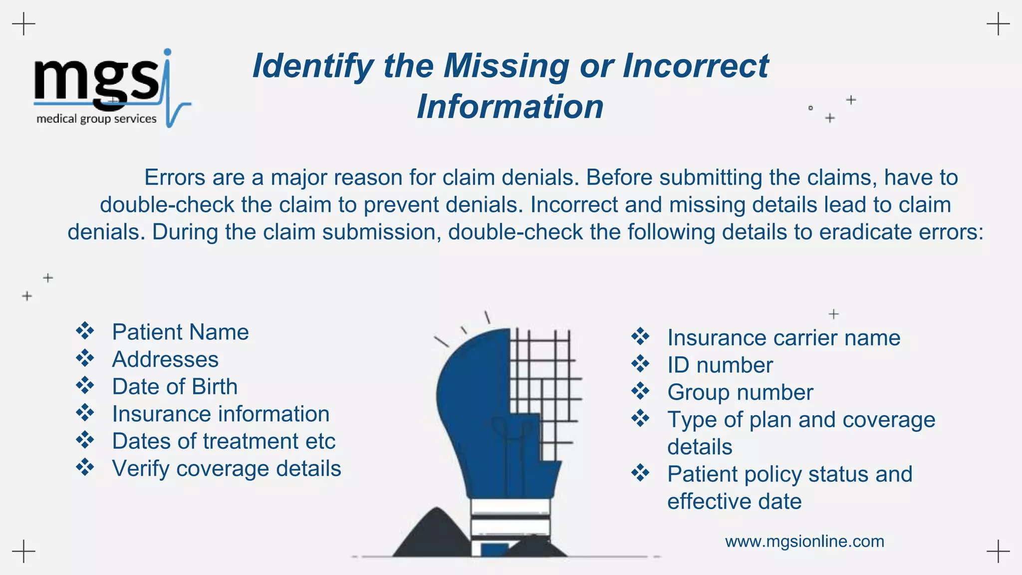 Tips to avoid revenue cycle management errors | PPT