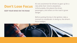 Tips to be a Safe Driver | PDF