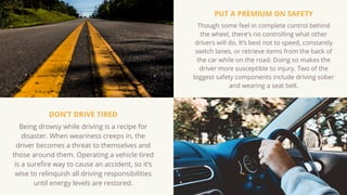 Tips to be a Safe Driver | PDF