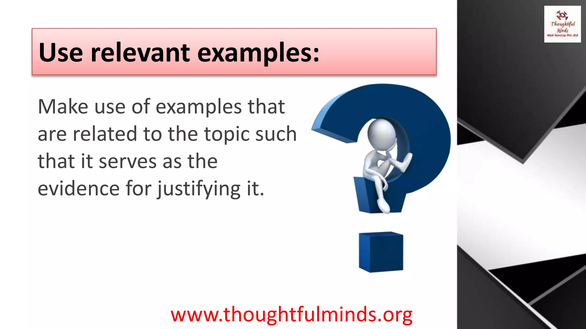 Tips to begin writing your assignment thoughtful minds | PPTX