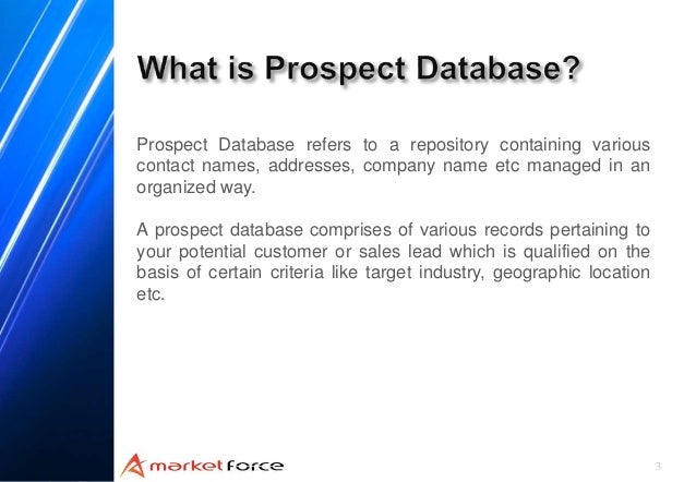 Tips to build and maintain prospect database