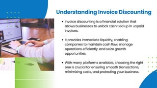 Tips to Choose the Right Invoice Discounting Platform | PDF