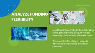 Tips to Choose the Right Invoice Discounting Platform | PDF