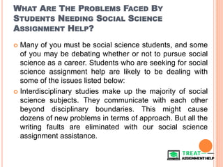 Tips to complete social science assignments | PPT