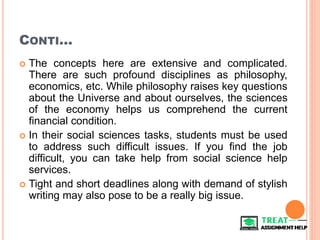 Tips to complete social science assignments | PPT