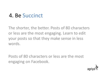 Tips to Creating Engaging Facebook Posts | PPT