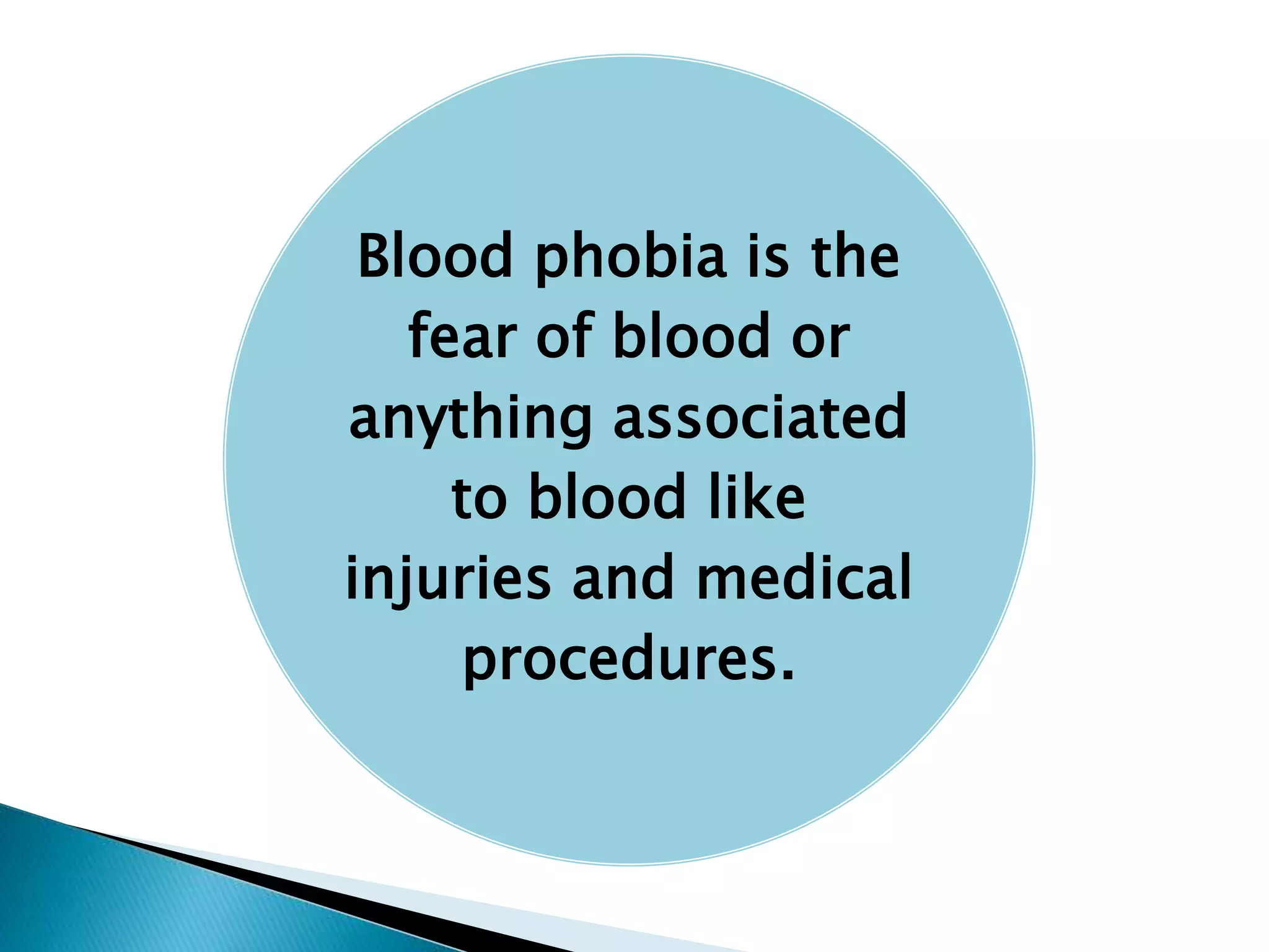 Tips to deal with blood phobia | PPT