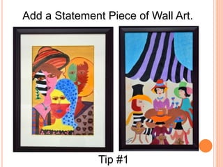 5 ways to decorate your home | PPTX