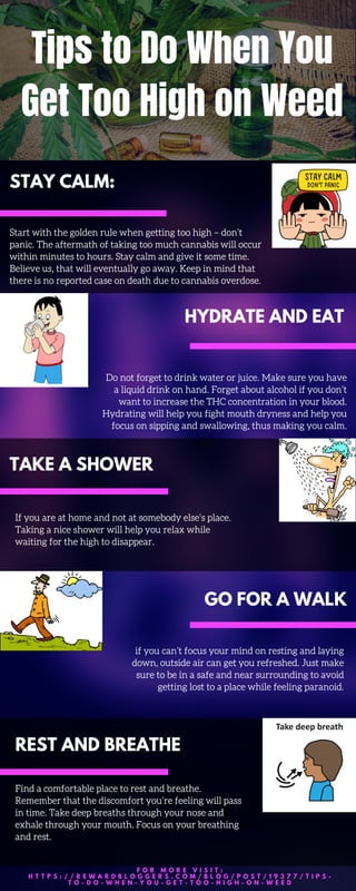 Tips to Do When You Get Too High on Weed | PDF