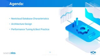 Tips to drive maria db cluster performance for nextcloud | PPTX