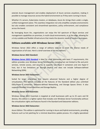 Tips To Elevate Your IT Game with Windows Server 2022 | PDF