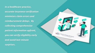 Tips to Ensure Accurate Health Insurance Verification | PPT