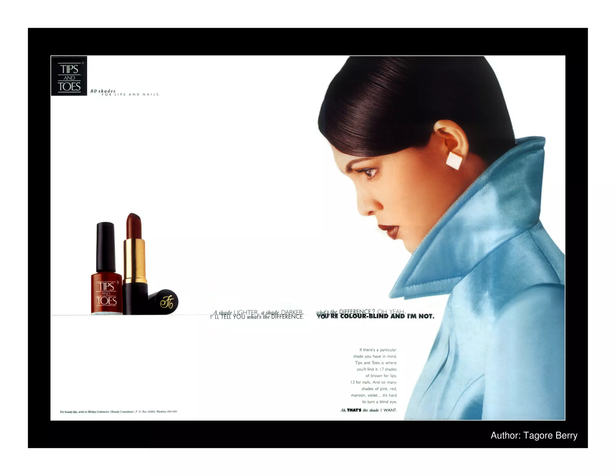 Tips & Toes Print ad Campaign | PDF