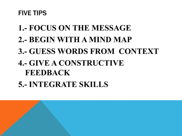 Tips to get a good writing skill | PPTX