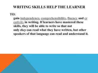 Tips to get a good writing skill | PPTX