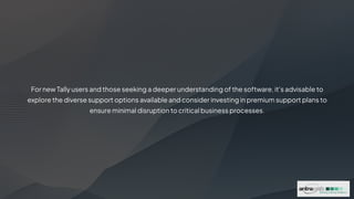 Tips To Get Tally Support At The Earliest. | PDF