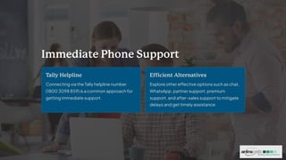 Tips To Get Tally Support At The Earliest. | PDF