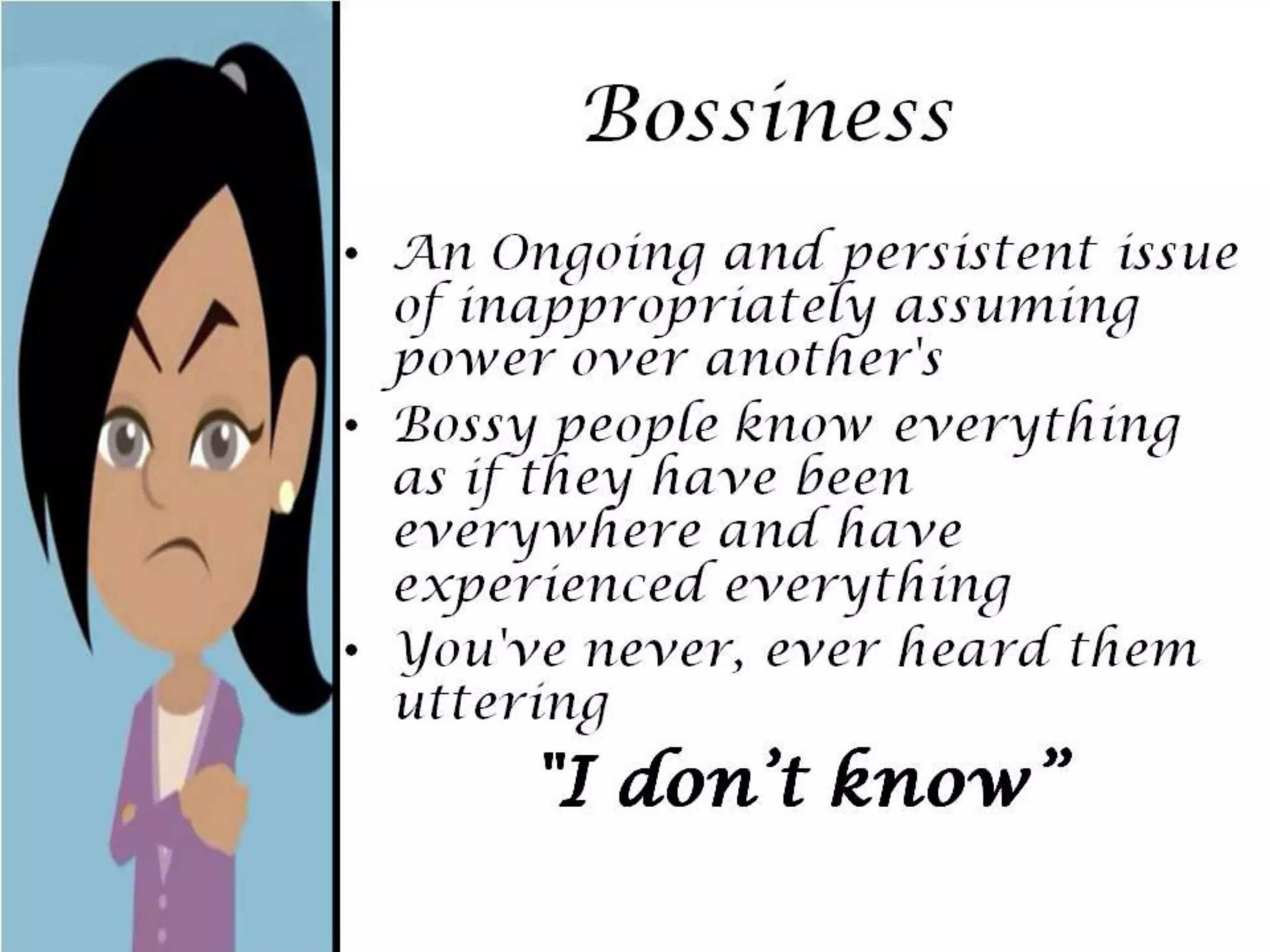 Handling Bossy Coworker | PPT