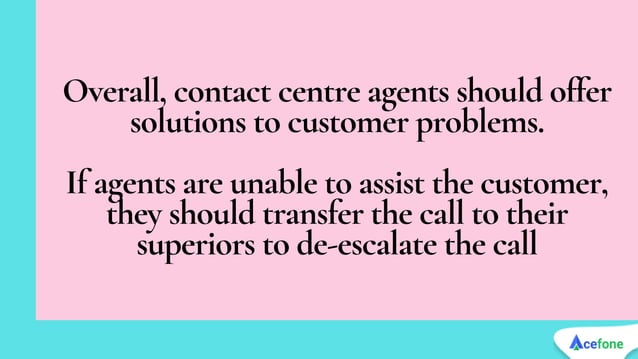 Tips to Handle Escalations in Contact Centres | PPT