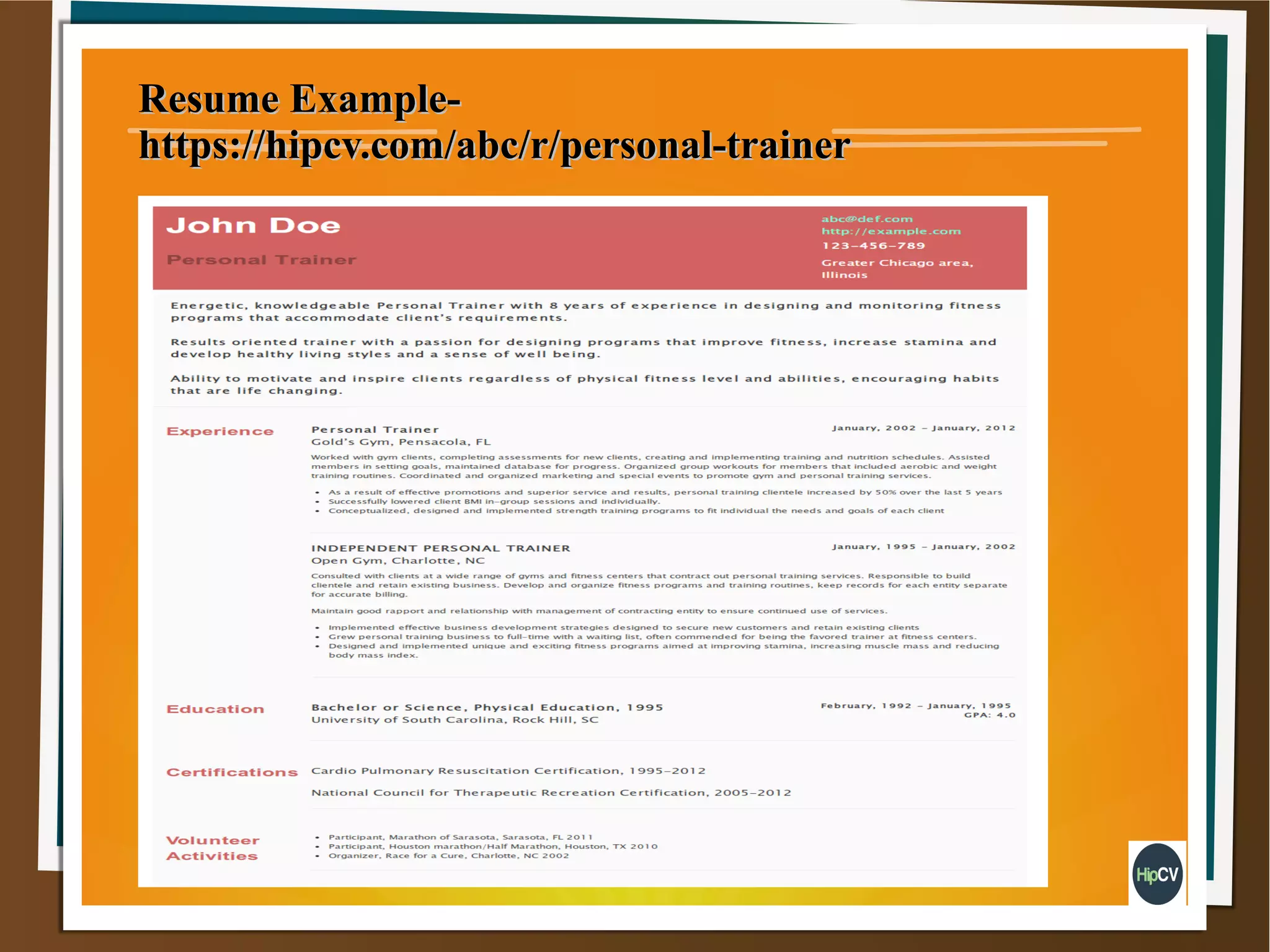 Tips to improve design & presentation of your resume | PPT